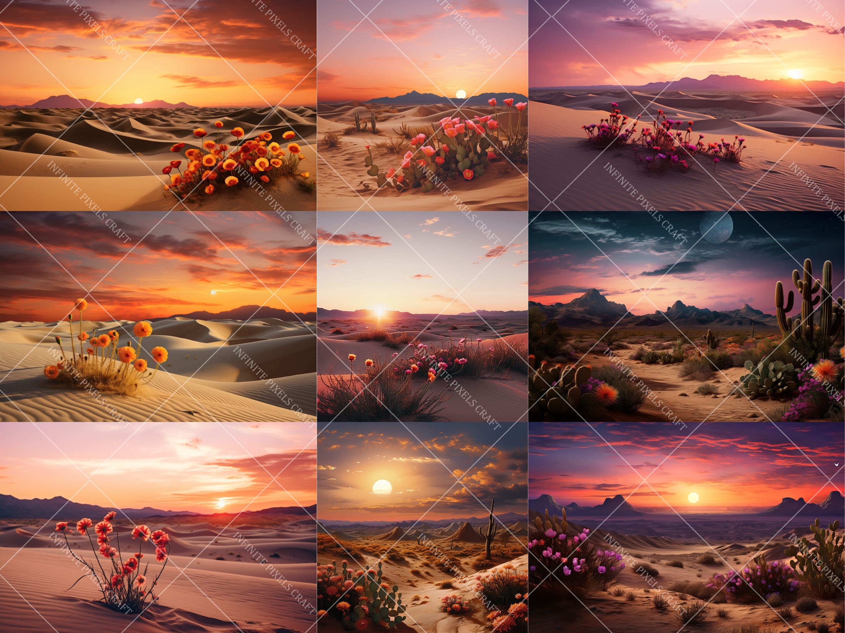 35 GOLDEN HOUR DESERT Digital Backdrops, Maternity Backdrop, Wedding ...