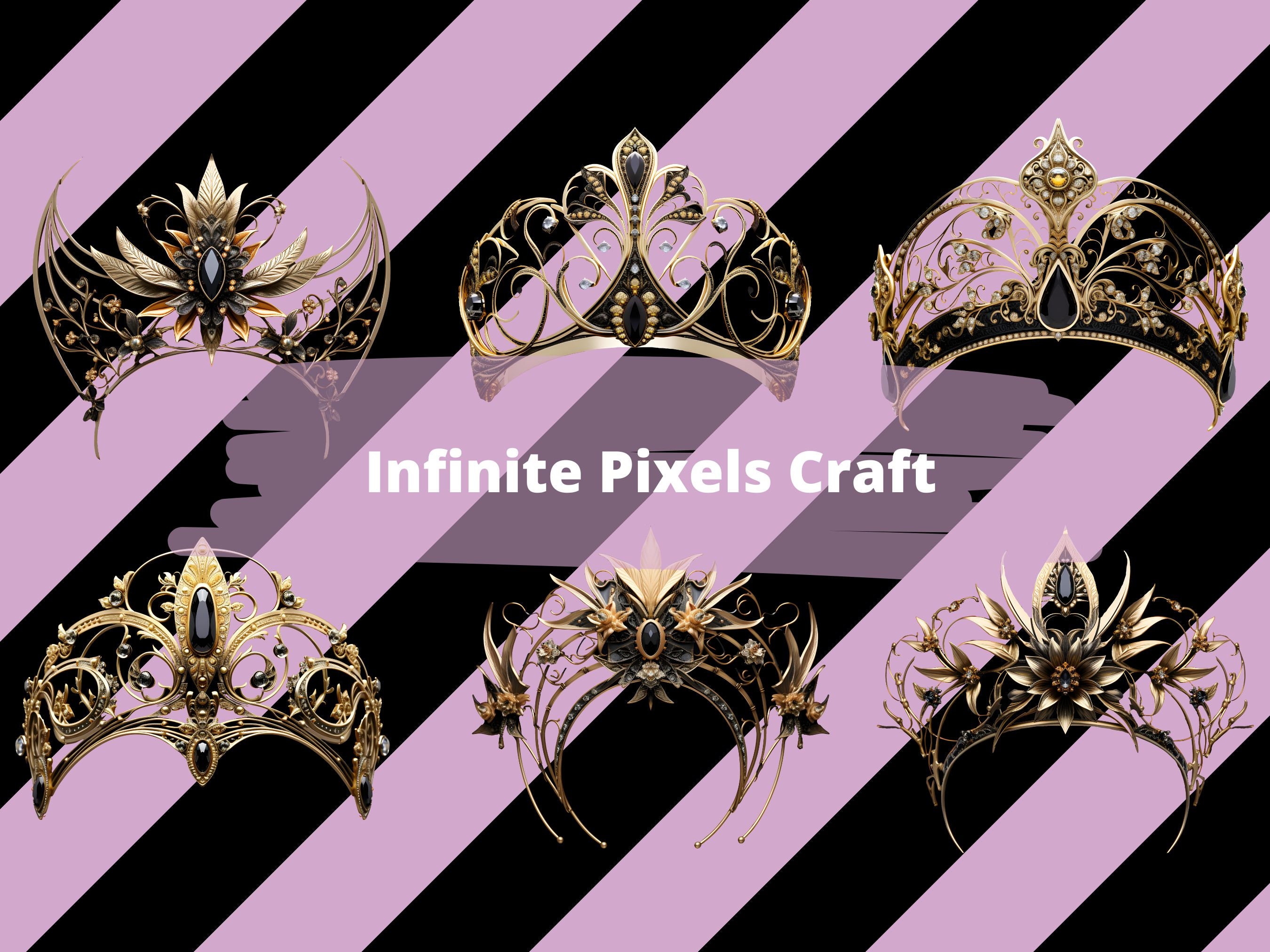 HALO CROWN OVERLAY 12 Goddess Headpieces Digital Tiara Star - Etsy