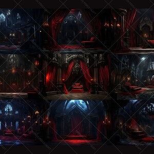 VAMPIRE’S LAIR Halloween Backdrops, Fantastic Backgrounds, Photoshop ...