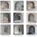 25 GRAY MINIMAL ARCHES, Digital Backdrops Bundle, Photoshop Overlay ...