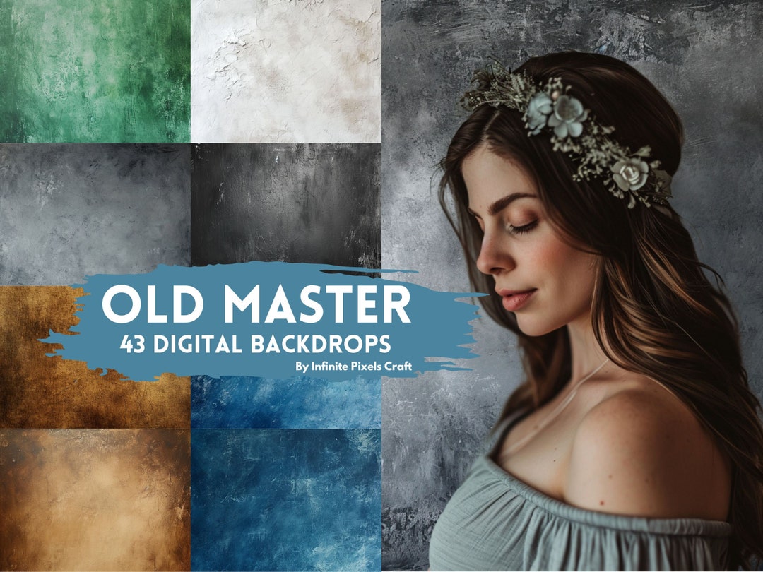 43 Old Master Digital Backdrops, Maternity Background, Studio ...