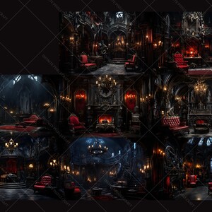 VAMPIRE’S LAIR Halloween Backdrops, Fantastic Backgrounds, Photoshop ...