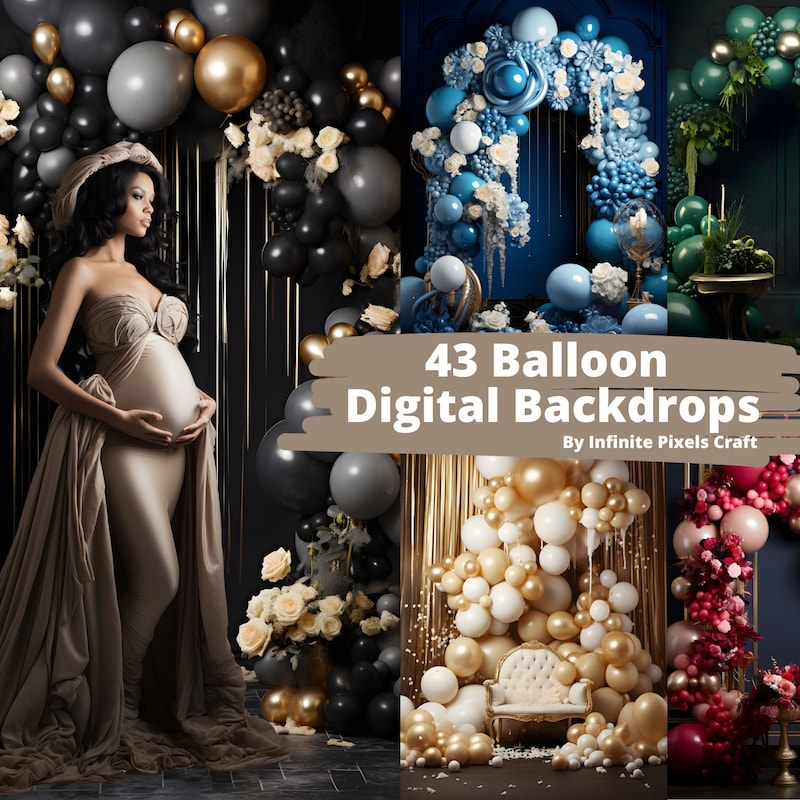 Balloon Photo Backdrop - Etsy