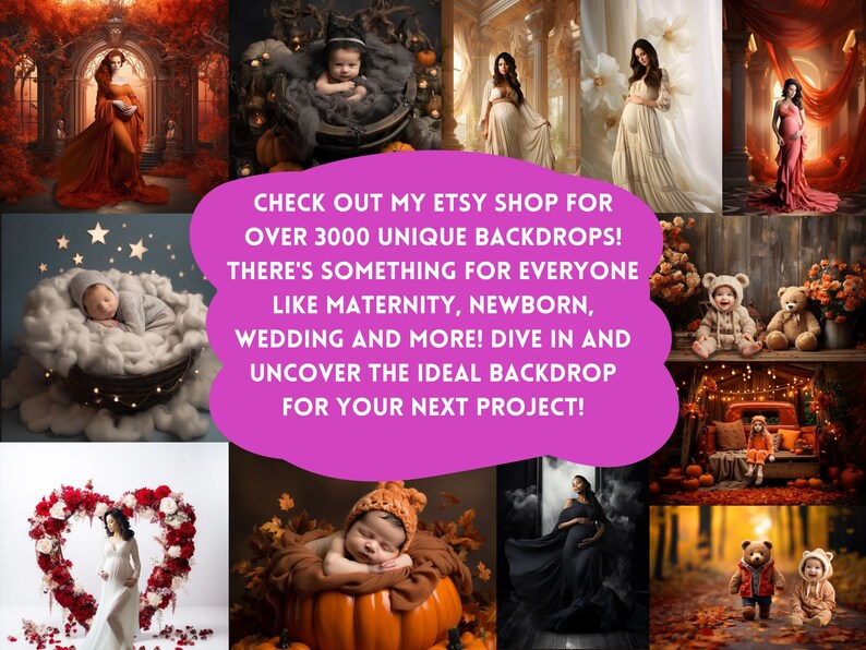 NEWBORN DIGITAL BACKDROP, Face Insert Baby Shower Background, Newborn ...