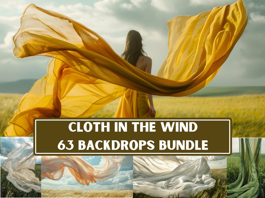 63 Cloth in the Wind Digital Backdrops, Flowing Silk Background, Cloth ...