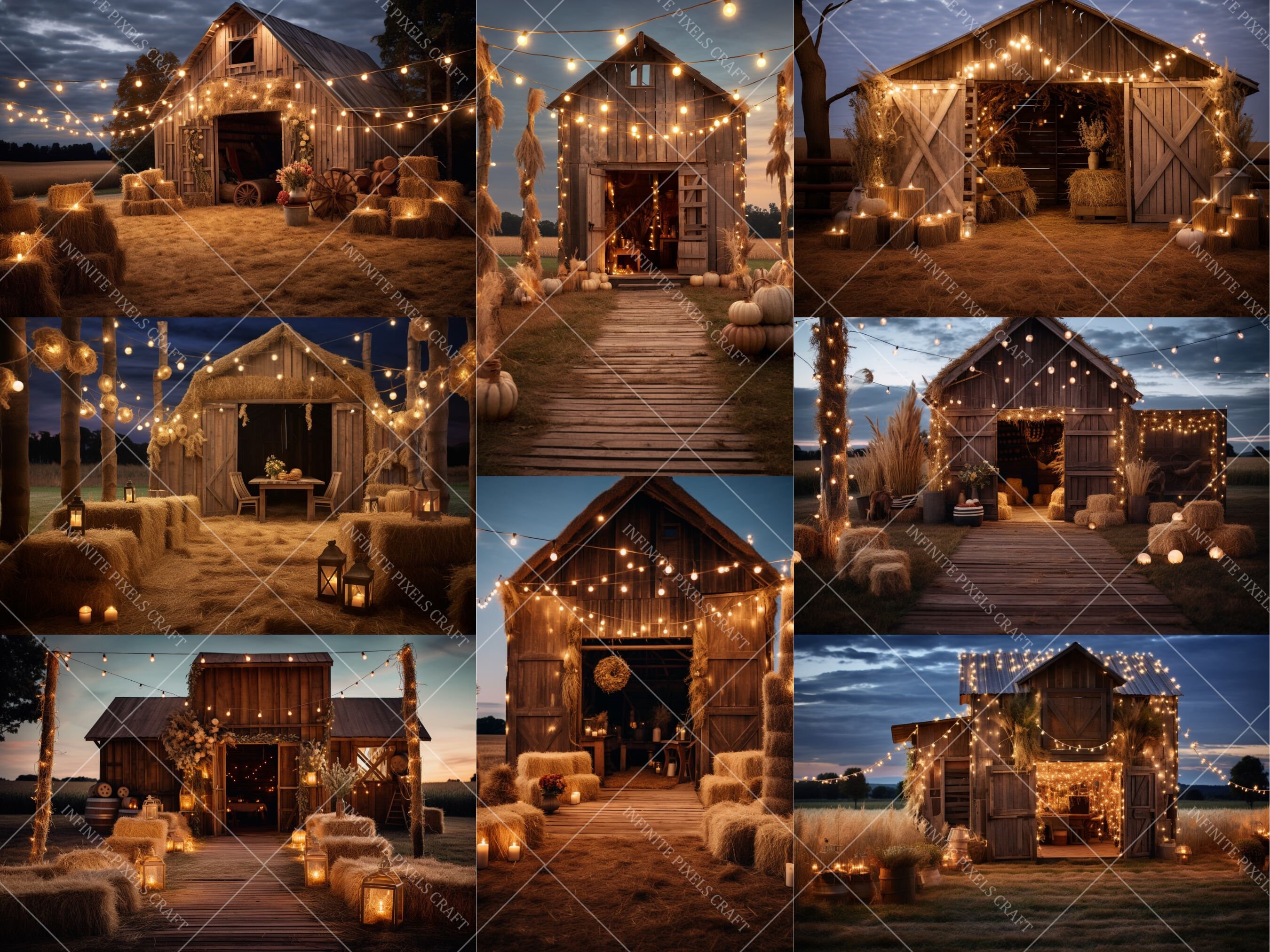 WOOD BARN BACKDROPS, Wedding Backdrops, Aesthetic Background ...