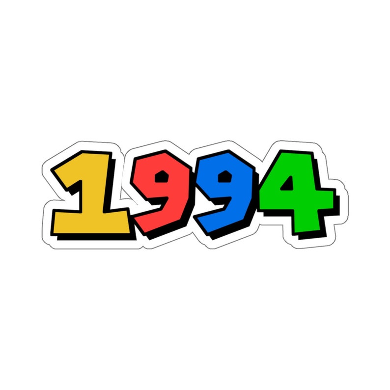 1994 Sticker Millennial 30th Thirtieth Birthday Gift - Etsy