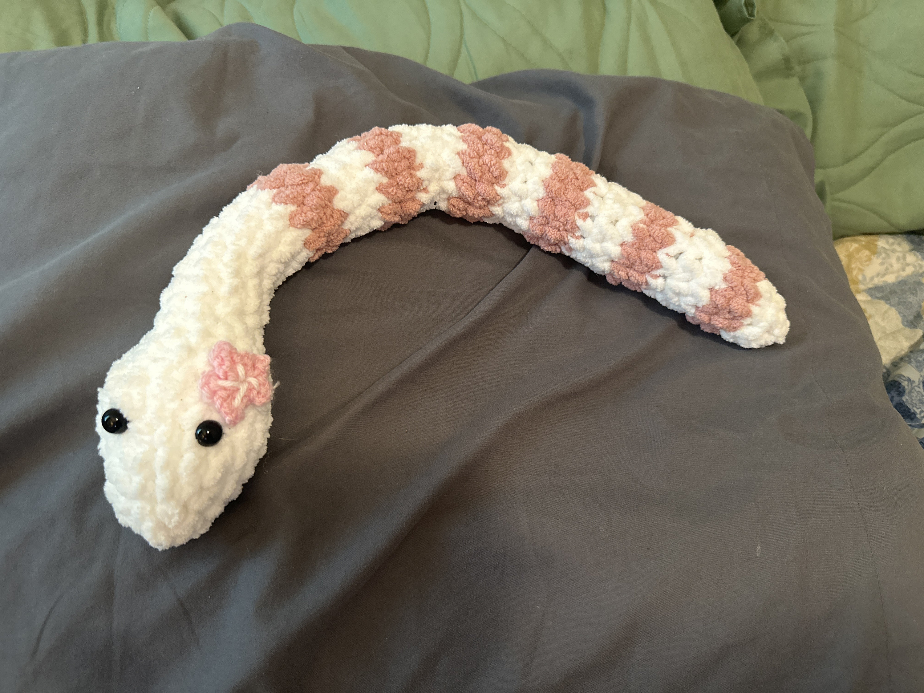 Cherry Blossom Snake Crochet Pattern - Etsy
