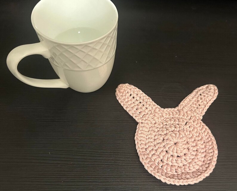 Bunny Coaster Crochet Pattern - Etsy