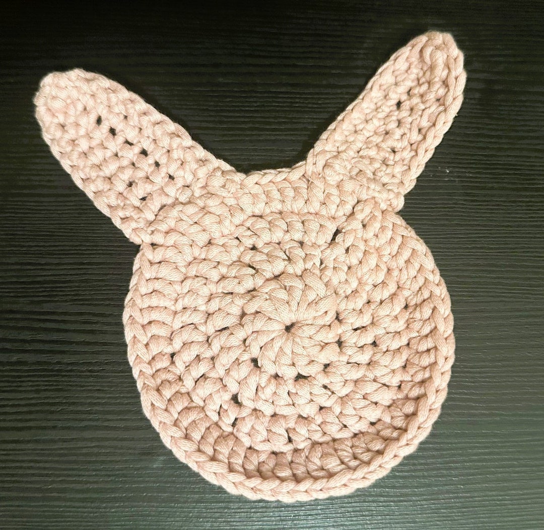 Bunny Coaster Crochet Pattern - Etsy