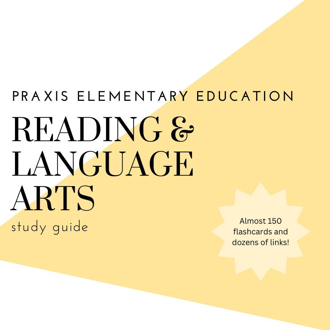Flash Cards - Reading & Language Arts Praxis II Elementary Education ...