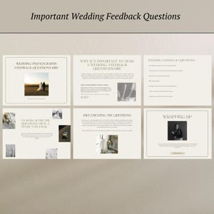 Wedding Photography Client Feedback Questionnaire (copy & Paste) - Etsy