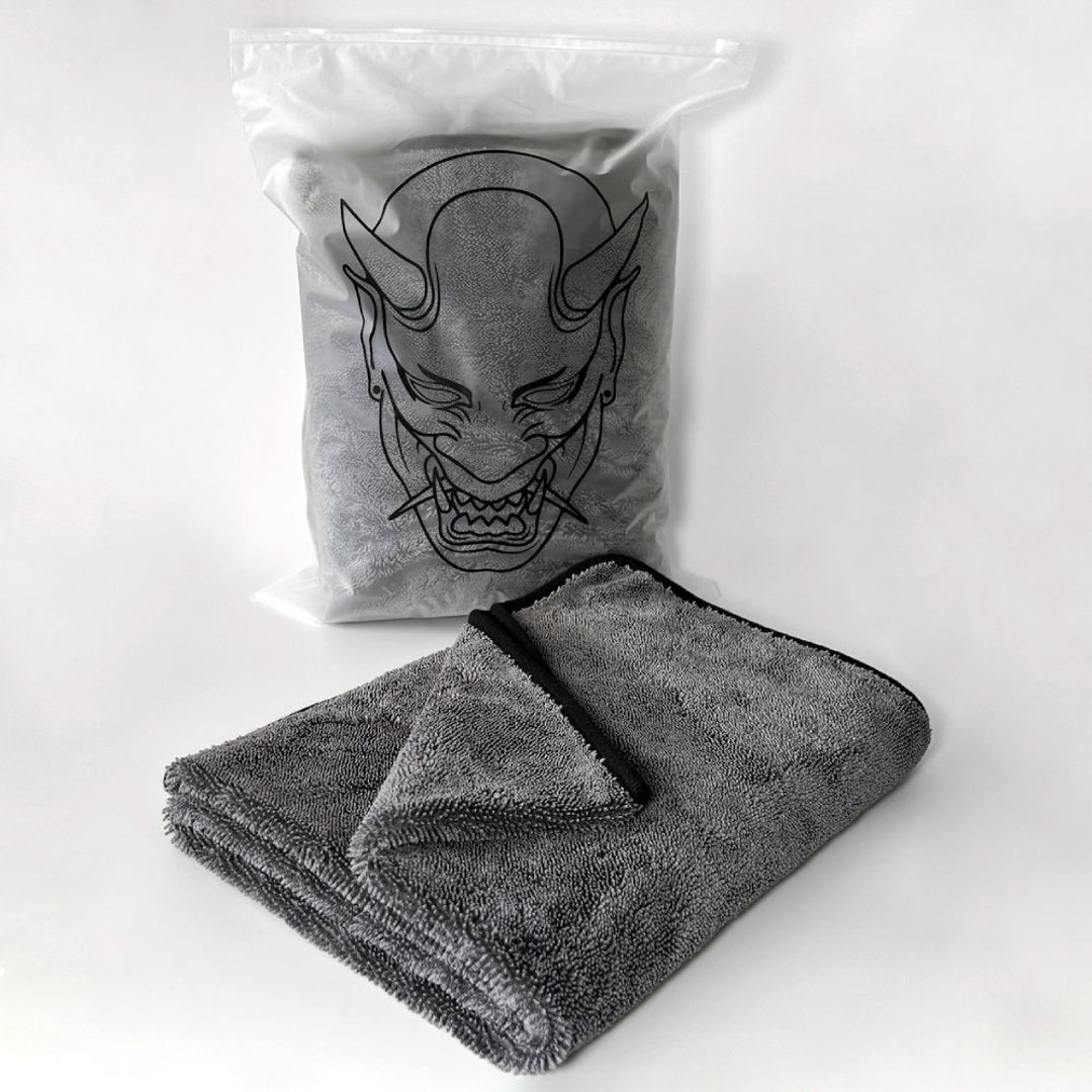 AKUMA LABS Oni XL Premium Double Loop System Microfiber Car Drying ...