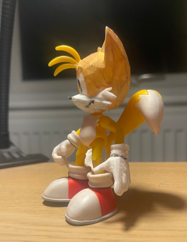 Sonic the Hedgehog Custom 3D Printed Jakks Pacific Tails Inspired ...