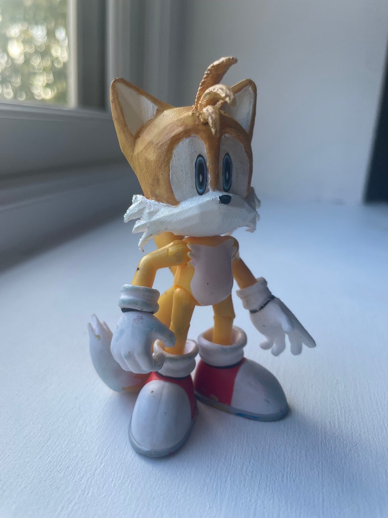 Sonic the Hedgehog Custom 3D Printed Jakks Pacific Tails Inspired ...