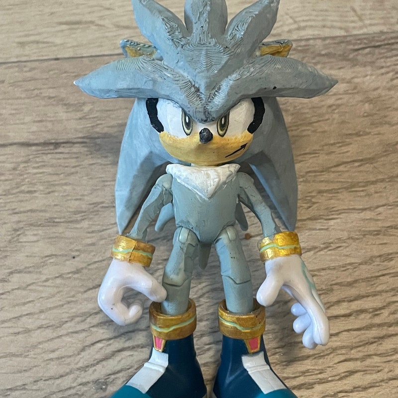 Silver the Hedgehog Plush - Etsy