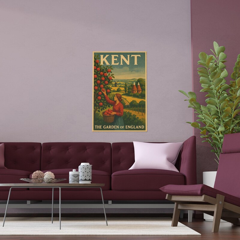 Kent Poster - Etsy UK
