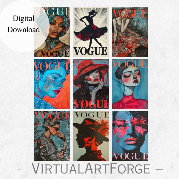Vogue Print - Etsy