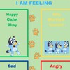 Bluey Zones of Regulation, Autism, Emotions - Etsy