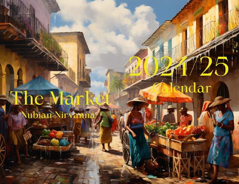 The Market: 2024/25 Wall Calendar, Caribbean, Culture, Market, Heritage ...