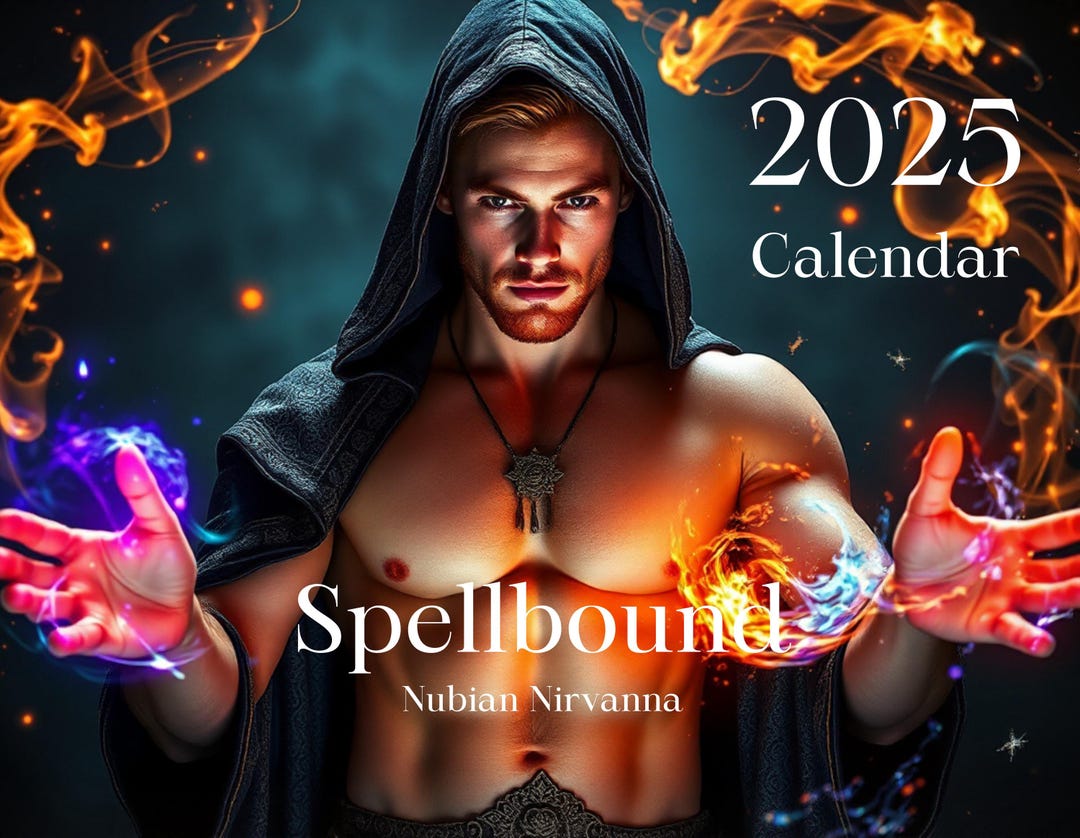 Spellbound: a Nubian Nirvanna Wall Calendar, Hunks, Gifts for Her, Gifts for Mom, Gifts for ...