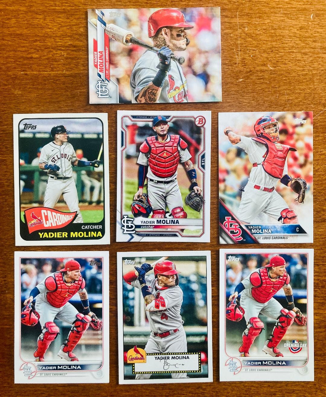 7-pack Yadier Molina Collector Cards, Mlb Start, Baseball Collection ...