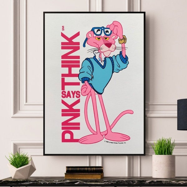 Pink Panther Poster - Etsy