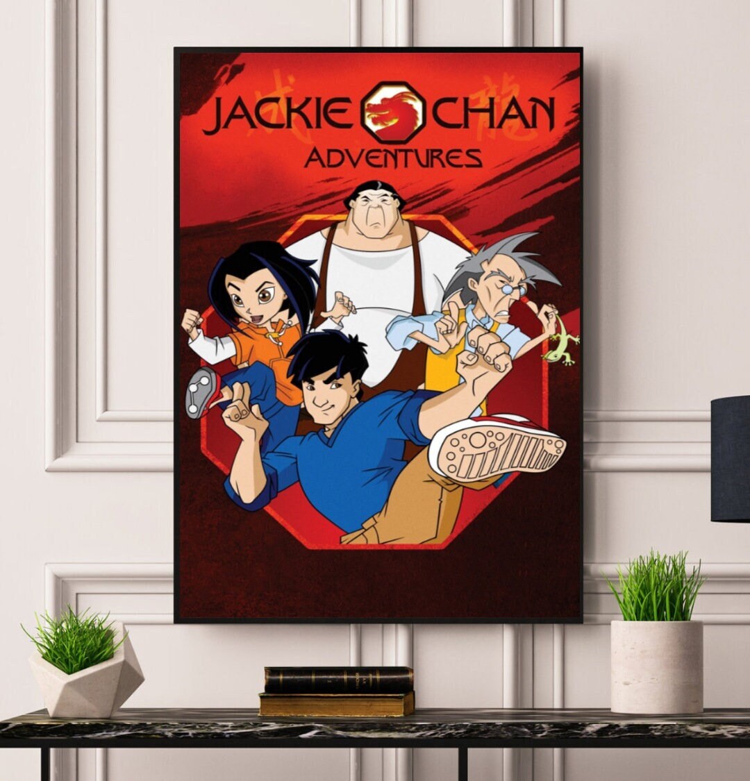 Jackie Chan Adventures Framed/unframed A5 A4 A3 A2 A1 Poster Best Print ...