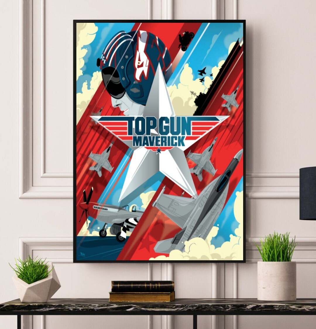 Top Gun Maverick Framed/unframed Poster Best Print Quality - Etsy