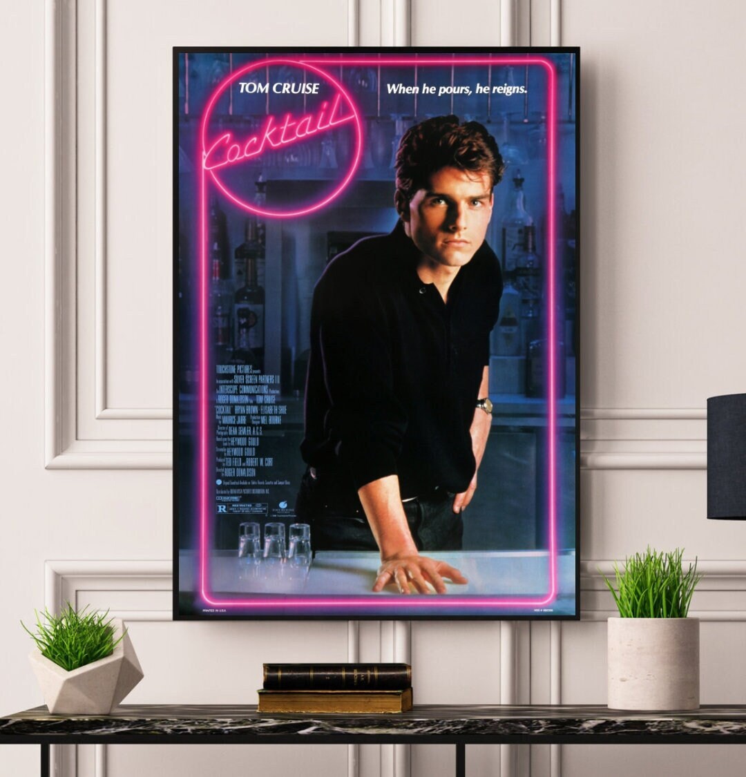 Cocktail Movie Poster Framed/unframed A5 A4 A3 A2 A1 Poster Best Print ...