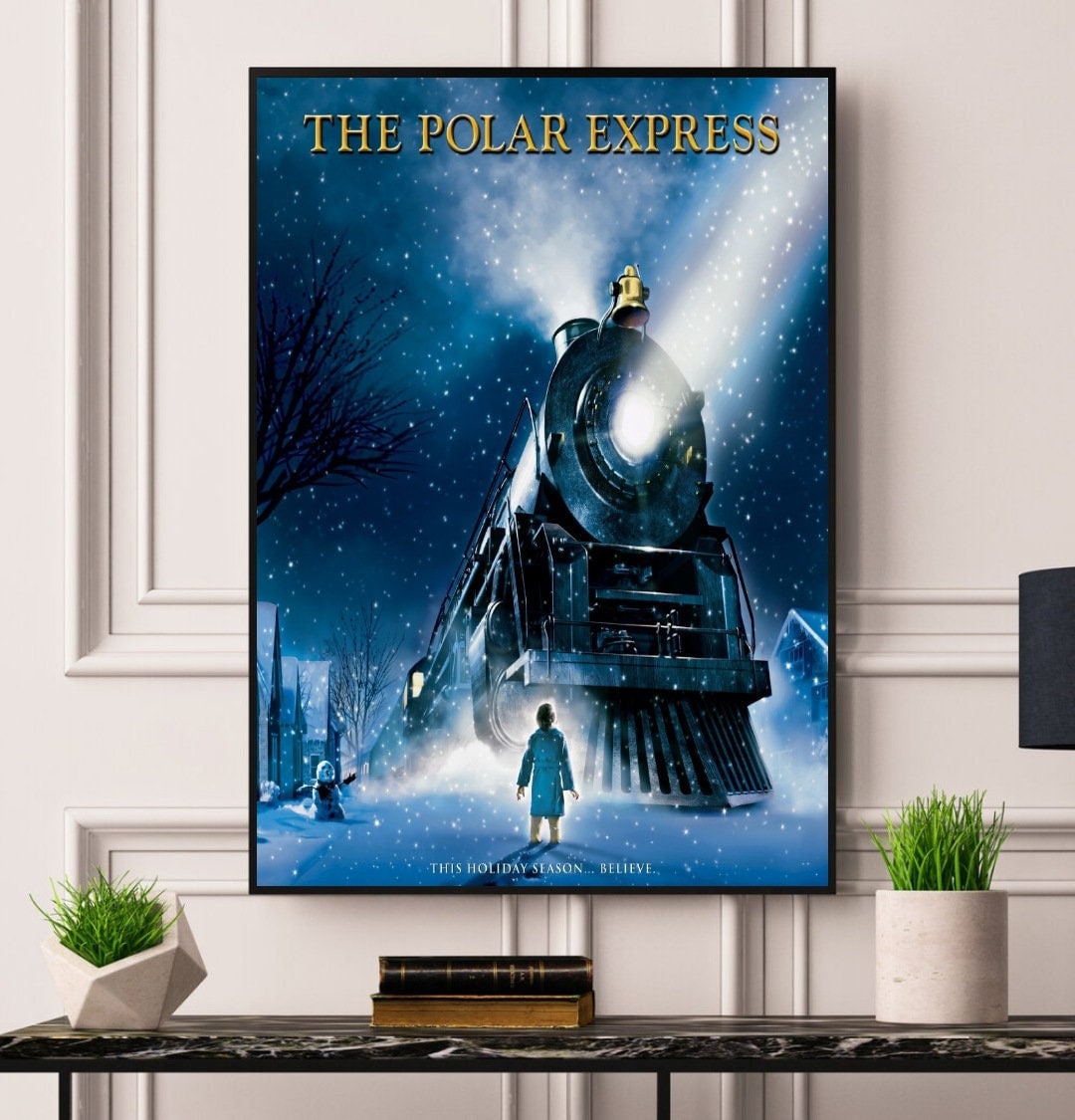 The Polar Express Framed/unframed A5 A4 A3 A2 A1 Poster Best Print ...