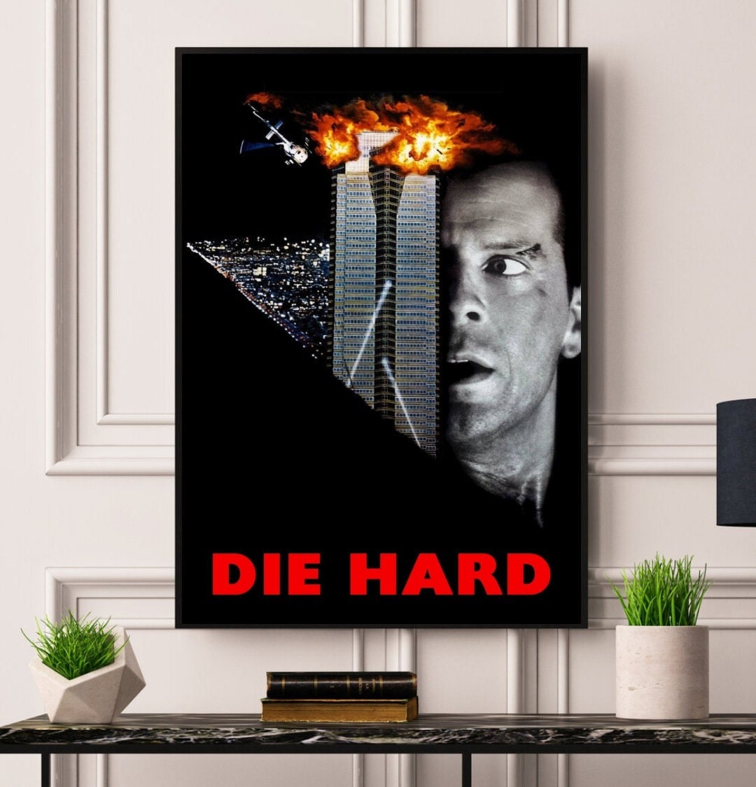 Die Hard Classic Framed/unframed A5 A4 A3 A2 A1 Poster Best Print ...