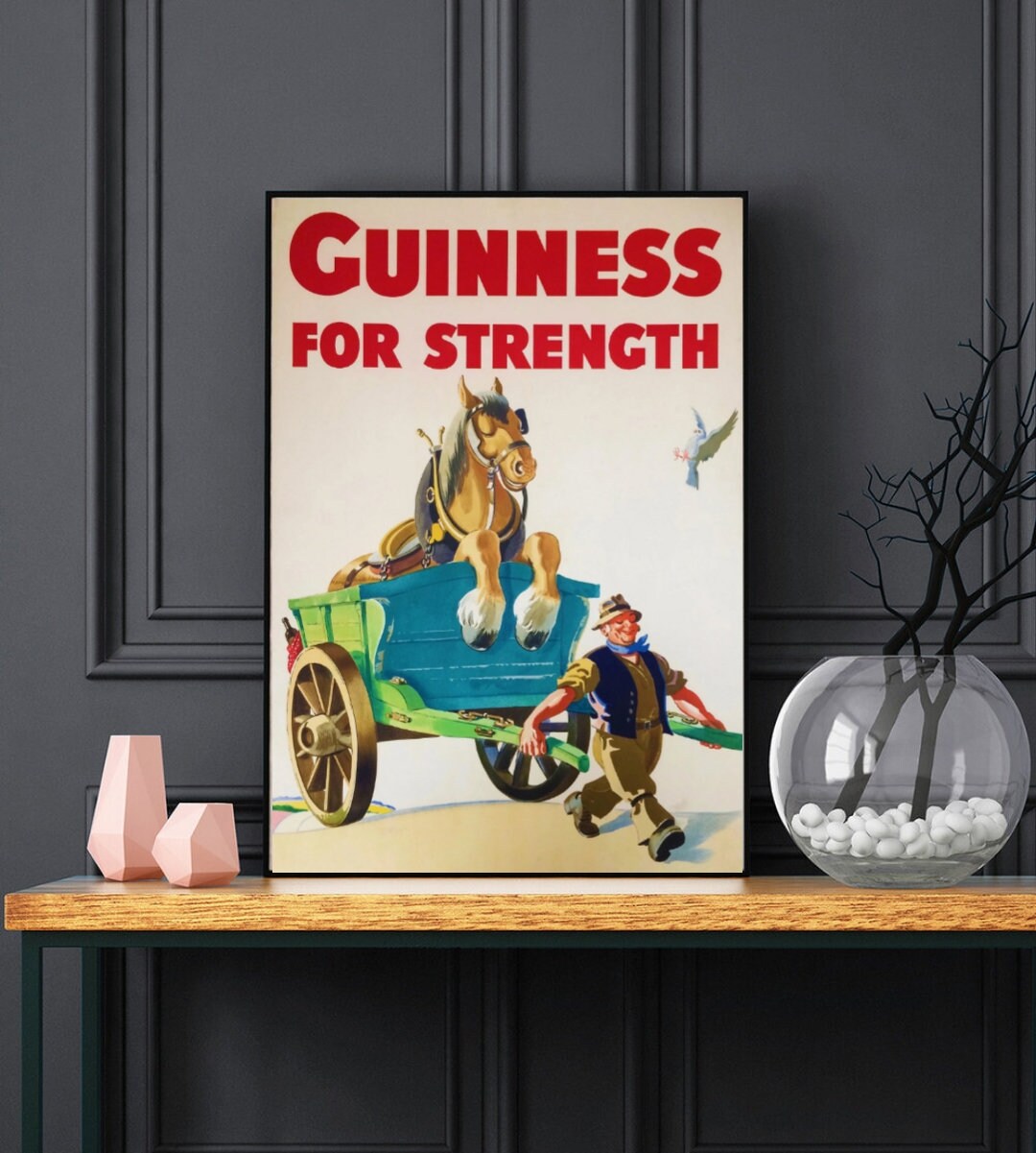 Guinness for Strength Poster, Funny Poster sold by Garima Singh | SKU ...