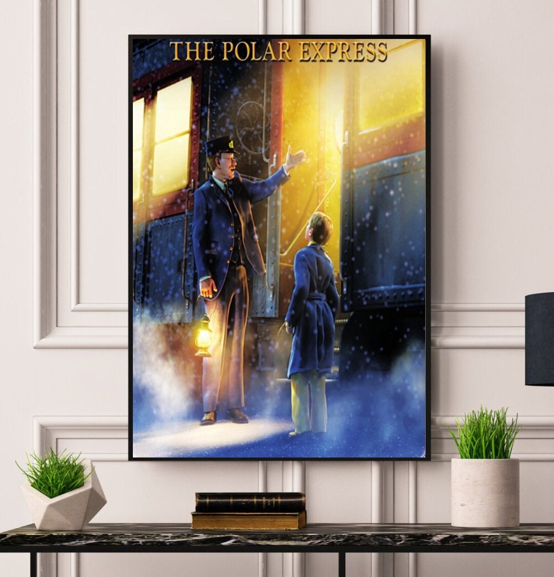 The Polar Express Framed/unframed A5 A4 A3 A2 A1 Poster Best Print ...