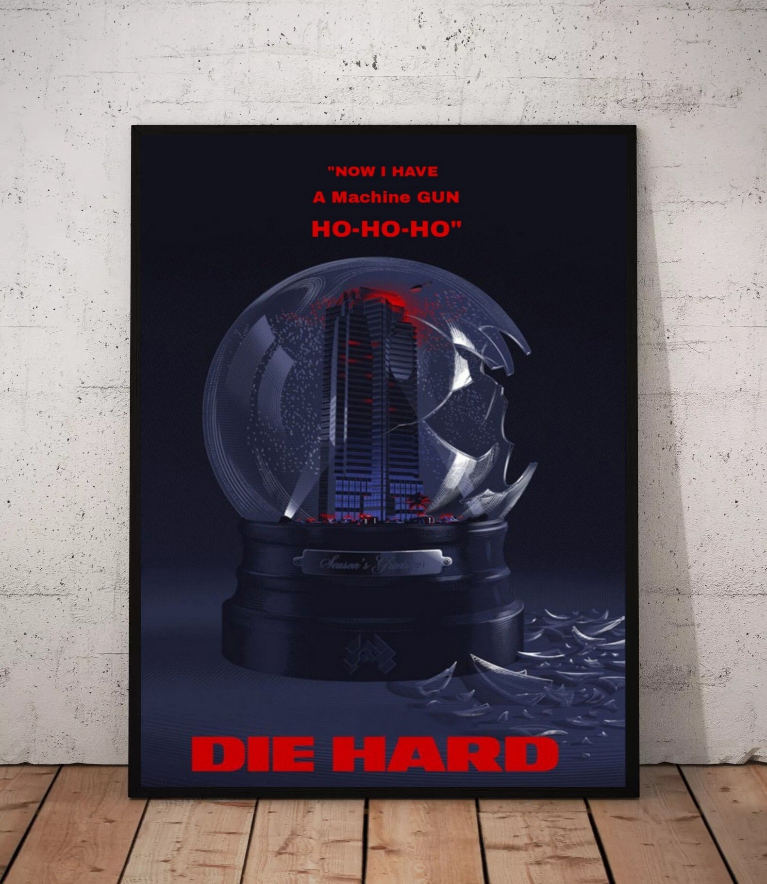 Die Hard Action Film Nakatomi Plaza Poster verkauft von Disgraceful ...