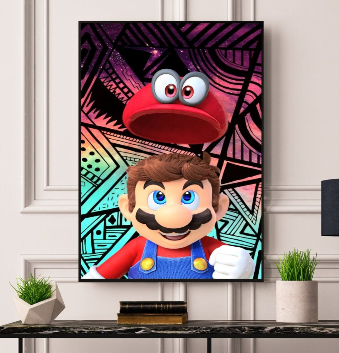 Super Mario Odyssey Framed/unframed A5 A4 A3 A2 A1 Poster Best - Etsy