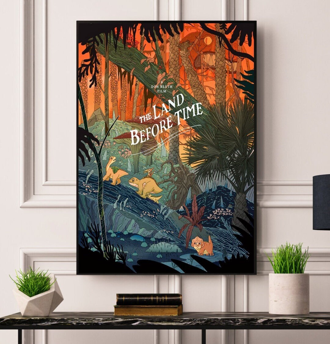 The Land Before Time Framed/unframed A5 A4 A3 A2 A1 Poster Best Print ...