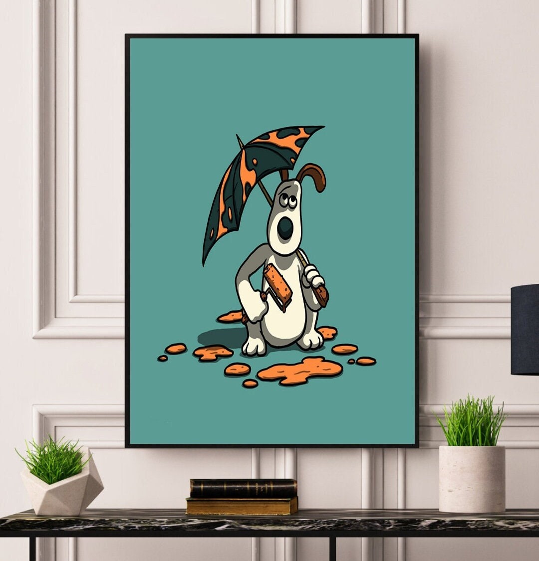 Wallace & Gromit a Grand Day Out Framed/unframed A5 A4 A3 A2 A1 Poster ...