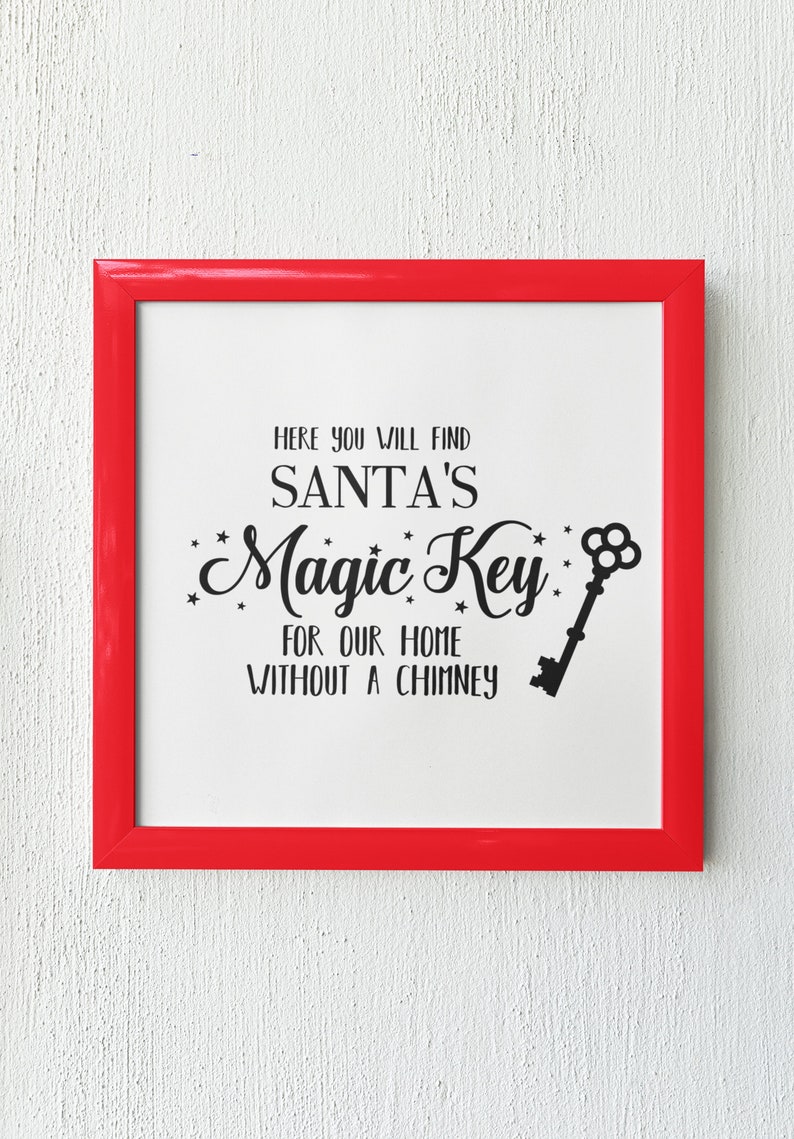 Santa's Magic Key Png, Christmas Eve Box, Santa's Magic Key Tag ...