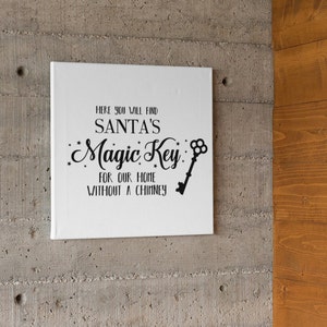 Santa's Magic Key Png, Christmas Eve Box, Santa's Magic Key Tag ...