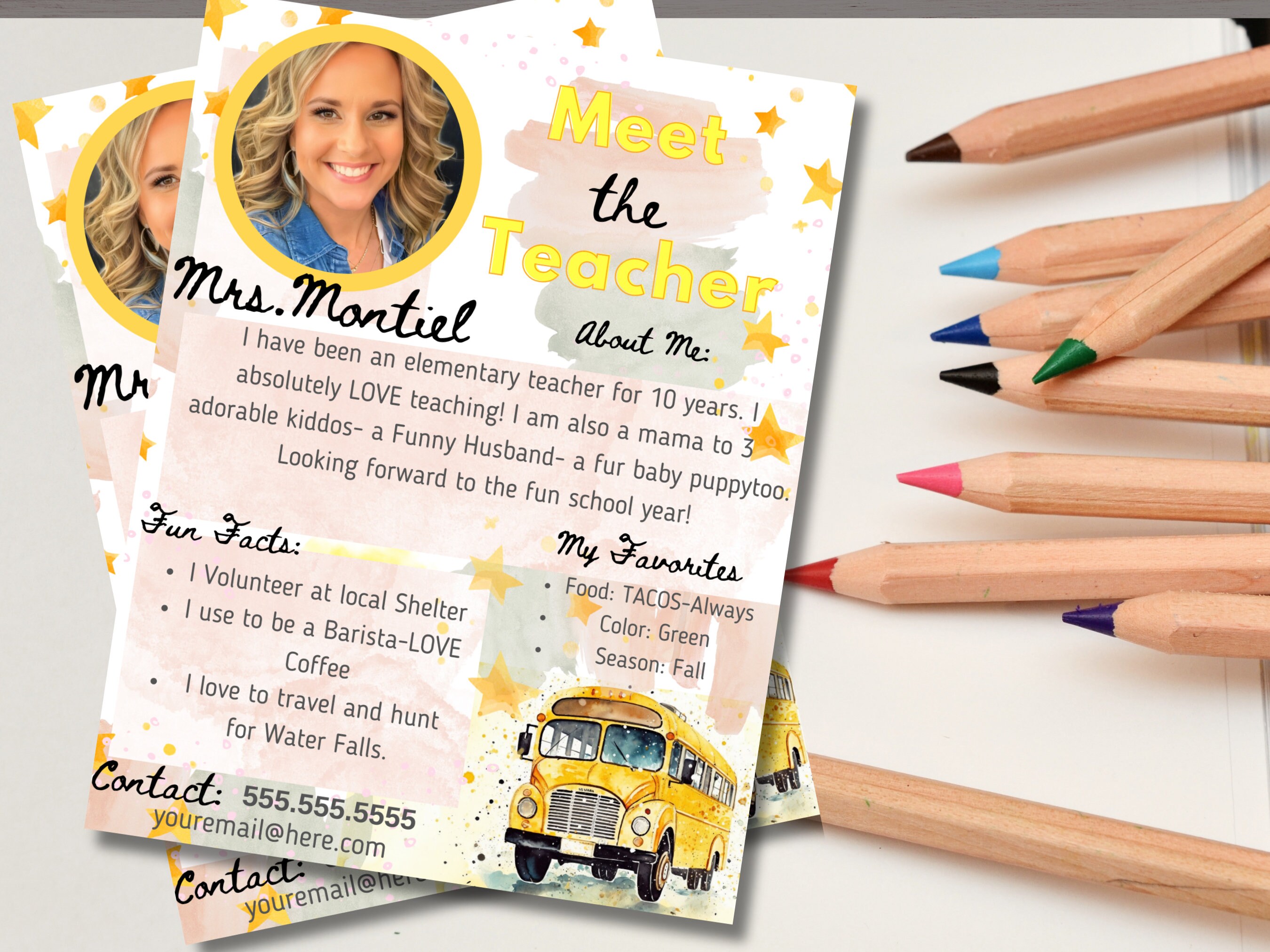 Meet the Teacher Template Back to School Flyer Teacher - Etsy