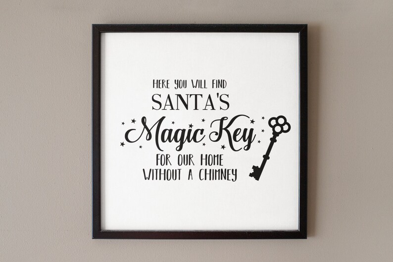 Santa's Magic Key Png, Christmas Eve Box, Santa's Magic Key Tag ...