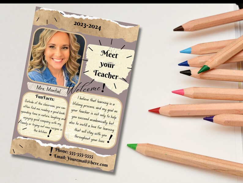 Meet the Teacher Flyer-all Type Editable- Instant Download- Teacher ...