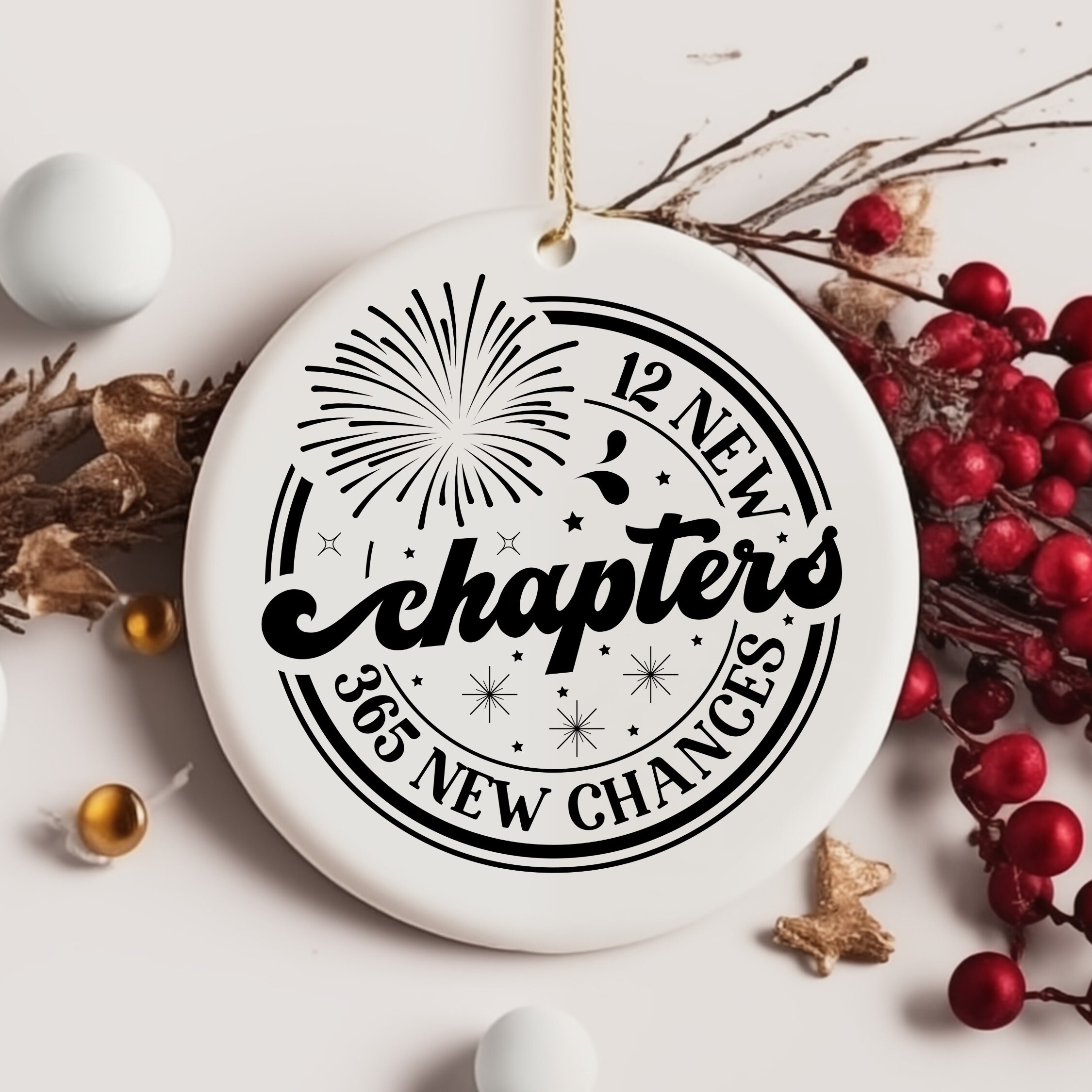 12 New Chapters 365 New Chances PNG New Years Sublimation - Etsy