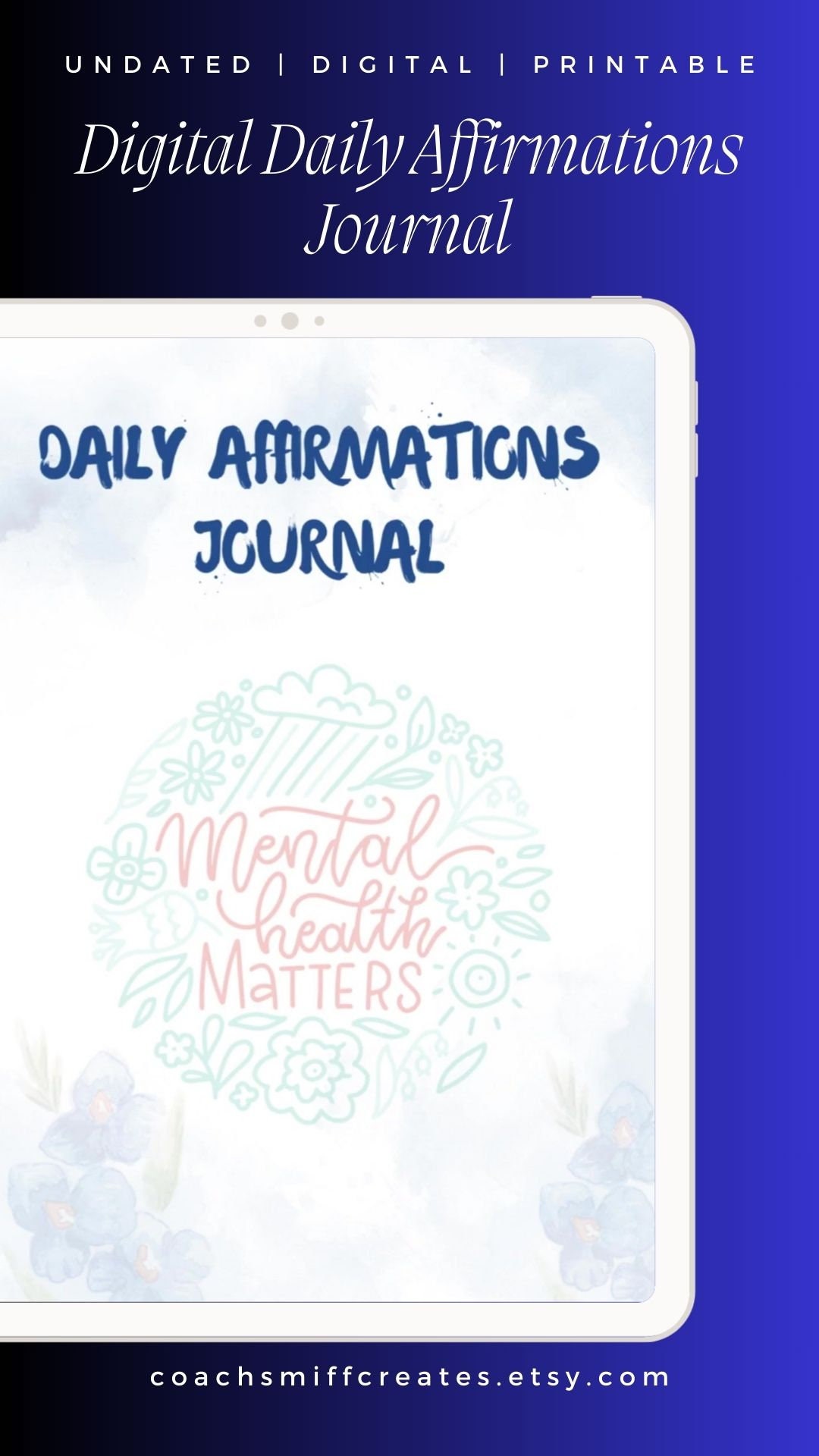 Digital Daily Affirmations Journal | Self-care Affirmations Journal ...