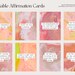104 Printable Affirmation Cards | Affirmation Cards PDF | Instant ...