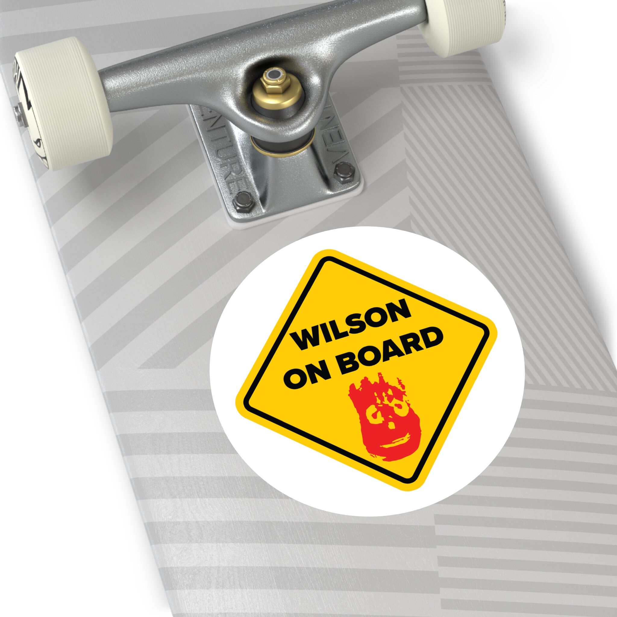 Wilson the Volleyball From Cast Away (vinyl Sticker) - Etsy