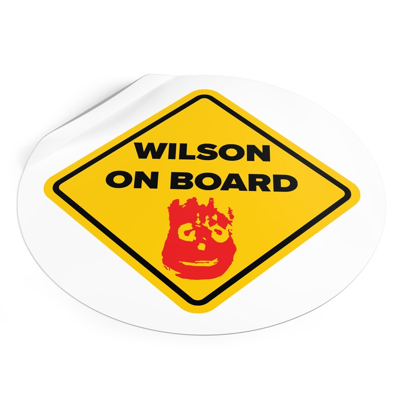 Wilson the Volleyball From Cast Away (vinyl Sticker) - Etsy