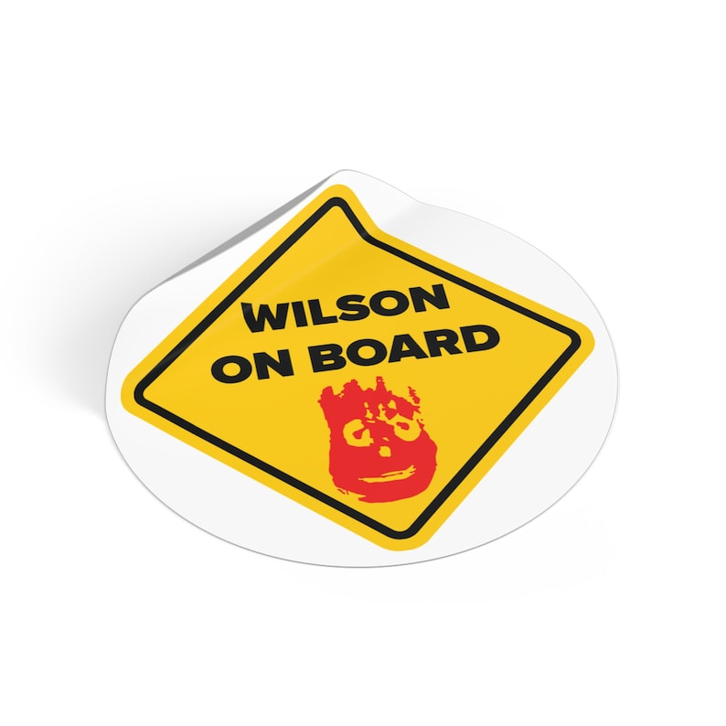 Wilson the Volleyball From Cast Away (vinyl Sticker) - Etsy