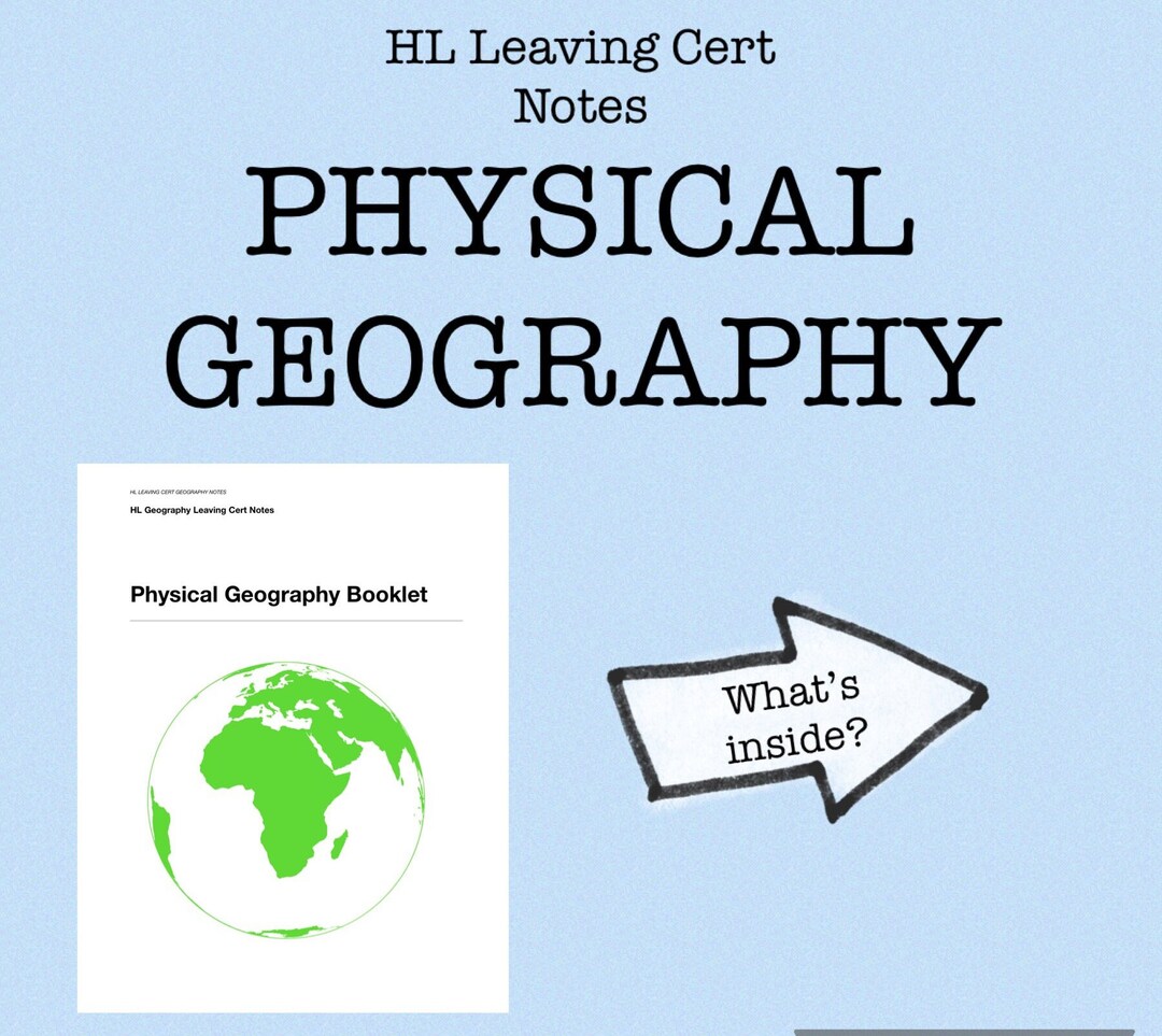 Leaving Cert PHYSICAL Geography Higher Level Notes - Etsy